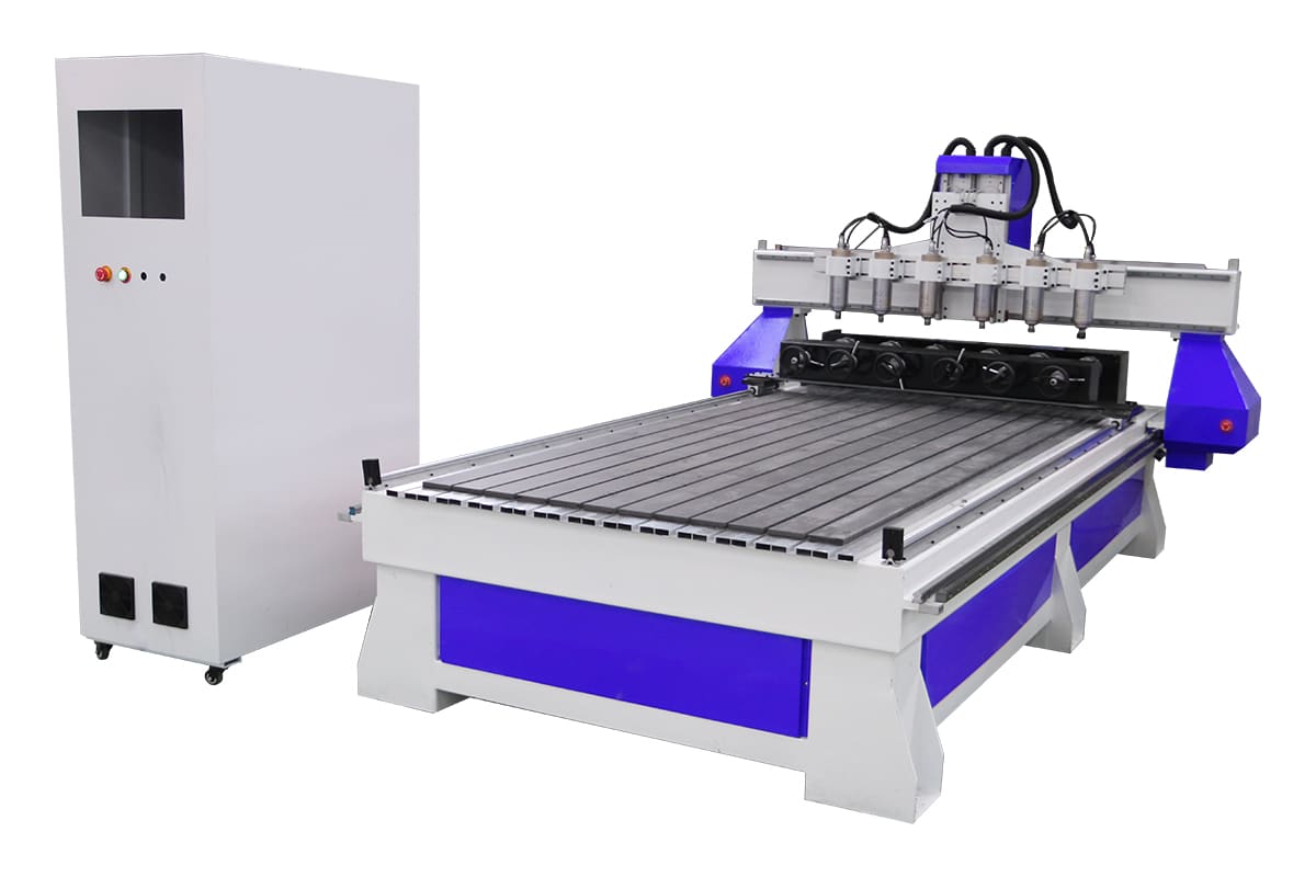 Affordable 4 Spindles 1530 Cnc Router With Rotary Axis