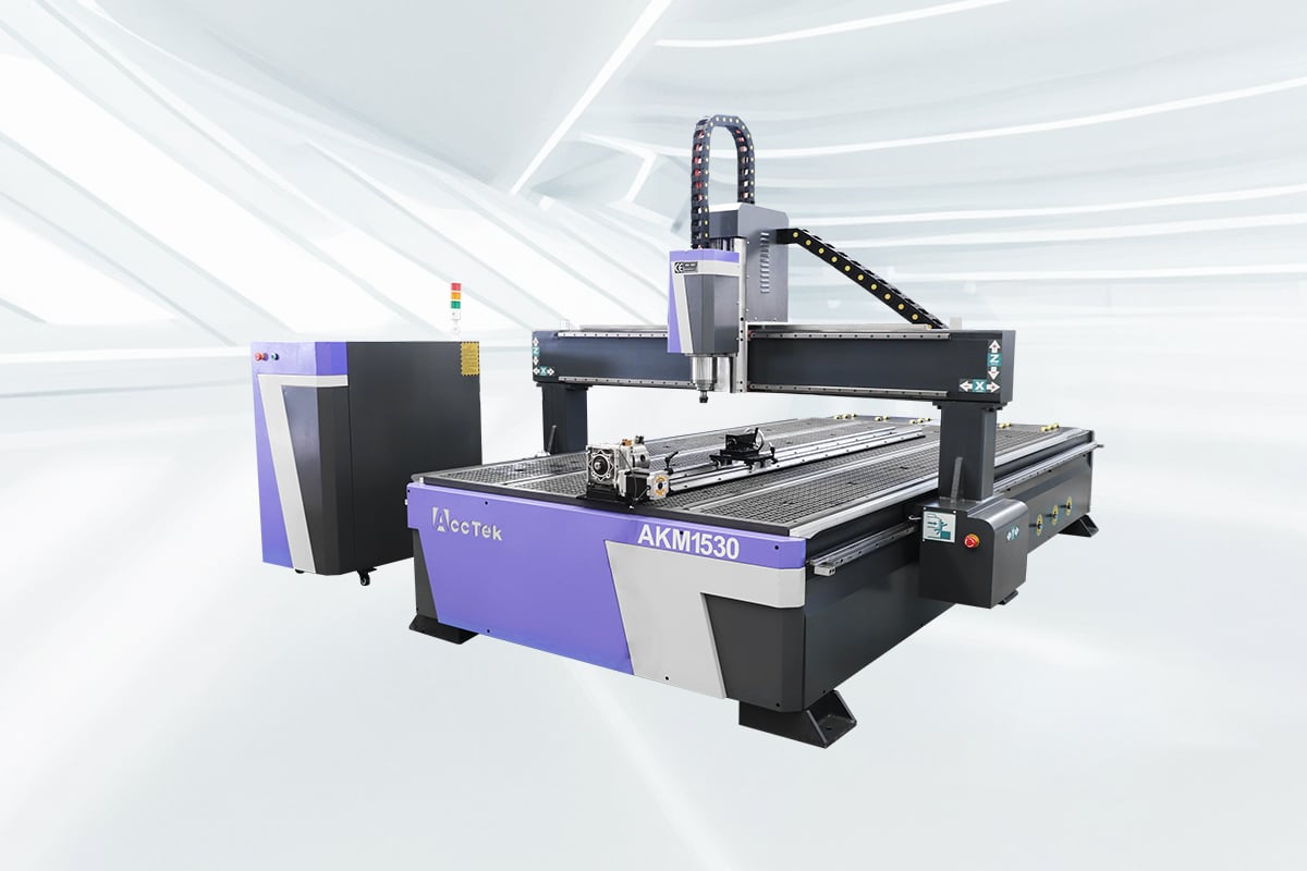Cost-Effective 1530 Rotary Axis CNC Router in China